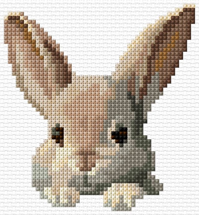 Rabbit (Design 5409) - Free Cross-Stitch Pattern